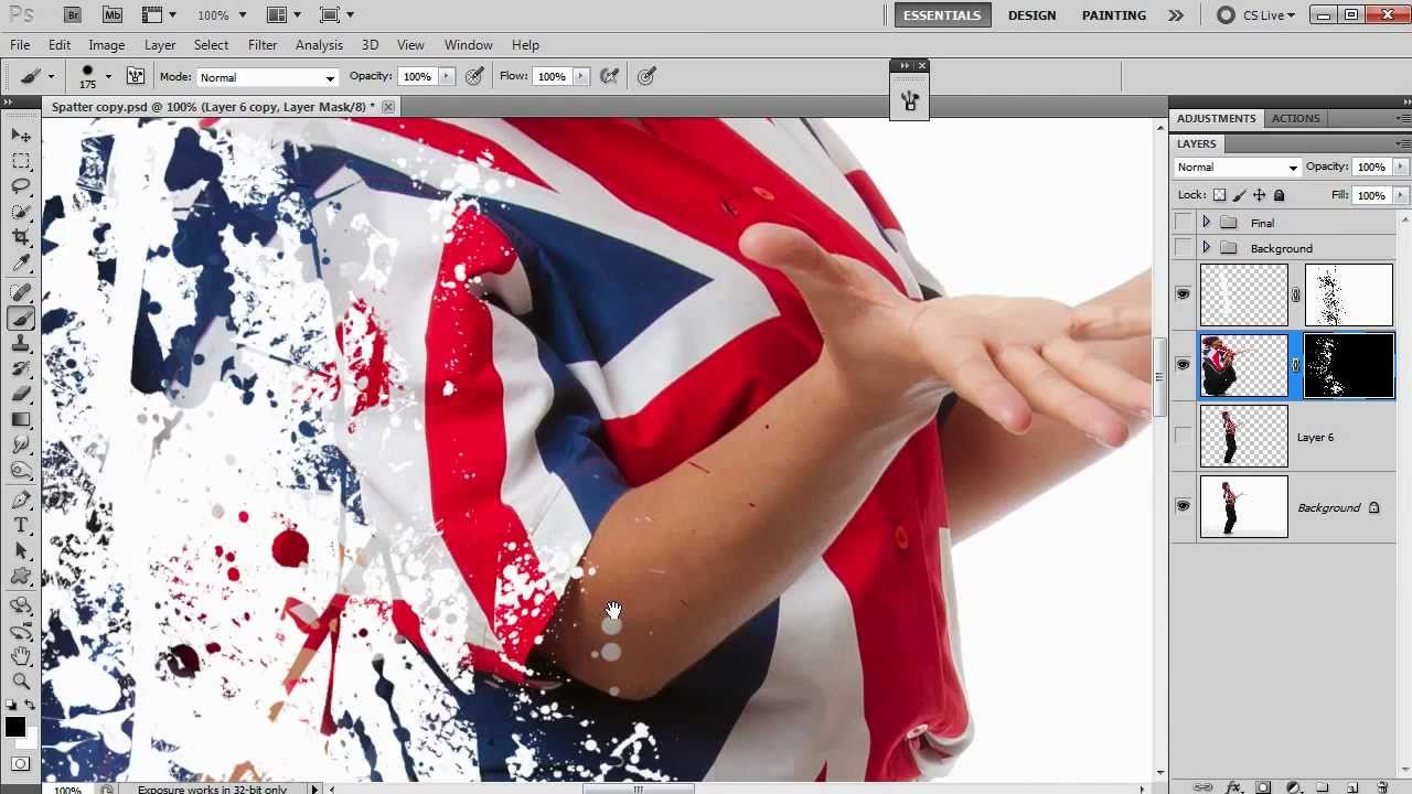 Fractured image effect - Photoshop