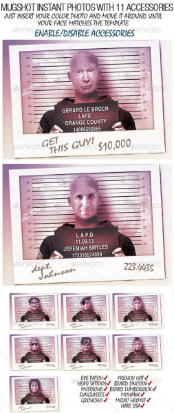 Mugshot Generator | Scarab13 Designs, Creative Resources for Masses