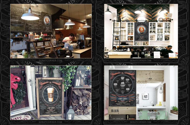 Coffee House Chalkboard with 8 Graphic Designs | Scarab13 Designs ...